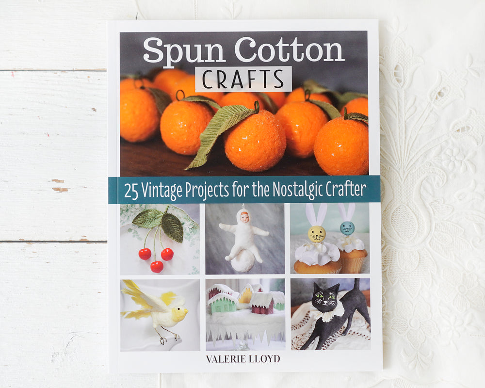 Spun Cotton Tutorial: Victorian Figural Ornament Made with Roving and