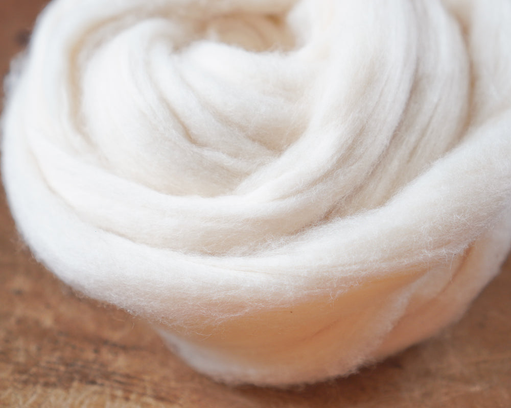 Cotton Roving for Spun Cotton Crafts - Long Staple Cotton Sliver, 3 Ou